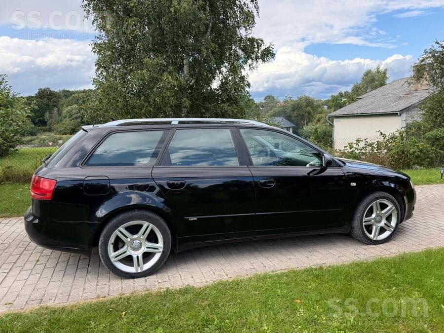 Black Audi A4 2007 in Tukums, with an engine capacity of 2.00 L and mileage of 325 thousand km for 2990 €, photo 4 on AUTOMOTO.COM.LV