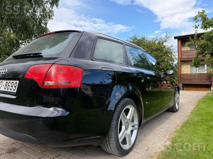 Black Audi A4 2007 in Tukums, with an engine capacity of 2.00 L and mileage of 325 thousand km for 2990 €, photo 7 on AUTOMOTO.COM.LV