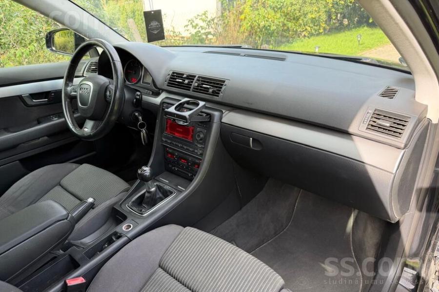 Black Audi A4 2007 in Tukums, with an engine capacity of 2.00 L and mileage of 325 thousand km for 2990 €, photo 10 on AUTOMOTO.COM.LV