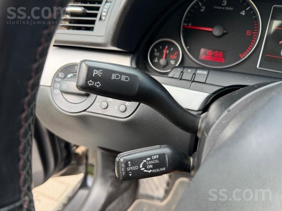 Black Audi A4 2007 in Tukums, with an engine capacity of 2.00 L and mileage of 325 thousand km for 2990 €, photo 14 on AUTOMOTO.COM.LV