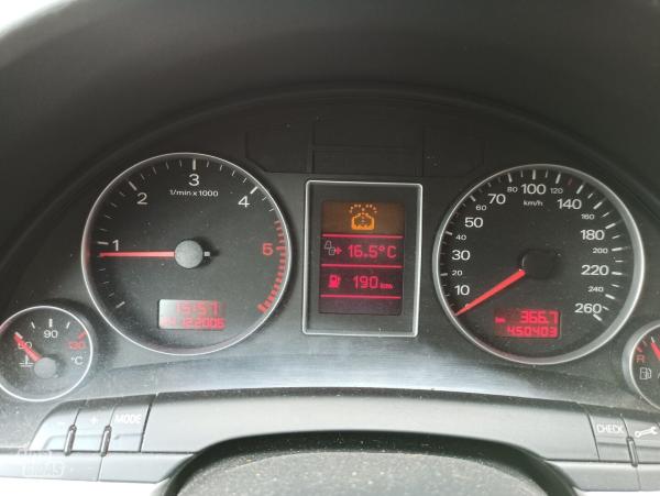 Black Audi A4 2007 in Vilnius, with an engine capacity of 1.90 L and mileage of 450 thousand km for 1000 €, photo 6 on AUTOMOTO.COM.LV