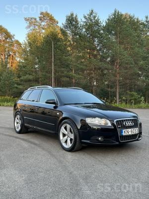 Black Audi A4 2007 in Riga, with an engine capacity of 2.00 L and mileage of 416 thousand km for 2500 €, photo 4 on AUTOMOTO.COM.LV