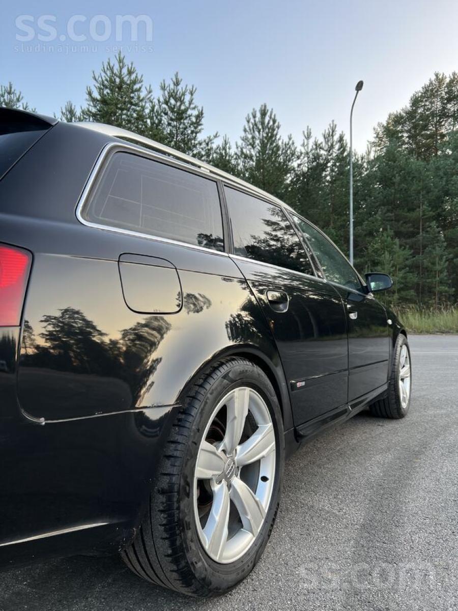 Black Audi A4 2007 in Riga, with an engine capacity of 2.00 L and mileage of 416 thousand km for 2500 €, photo 8 on AUTOMOTO.COM.LV