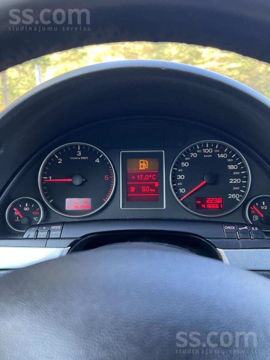 Black Audi A4 2007 in Riga, with an engine capacity of 2.00 L and mileage of 416 thousand km for 2500 €, photo 22 on AUTOMOTO.COM.LV