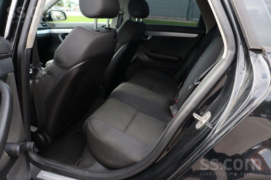Black Audi A4 2007 in Riga, with an engine capacity of 2.00 L and mileage of 0 thousand km for 1690 €, photo 9 on AUTOMOTO.COM.LV