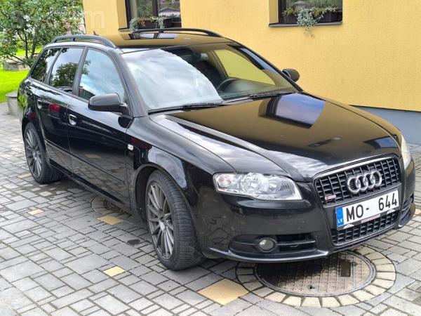Black Audi A4 2007 in Jelgava, with an engine capacity of 2.00 L and mileage of 333 thousand km for 4400 €, photo 4 on AUTOMOTO.COM.LV