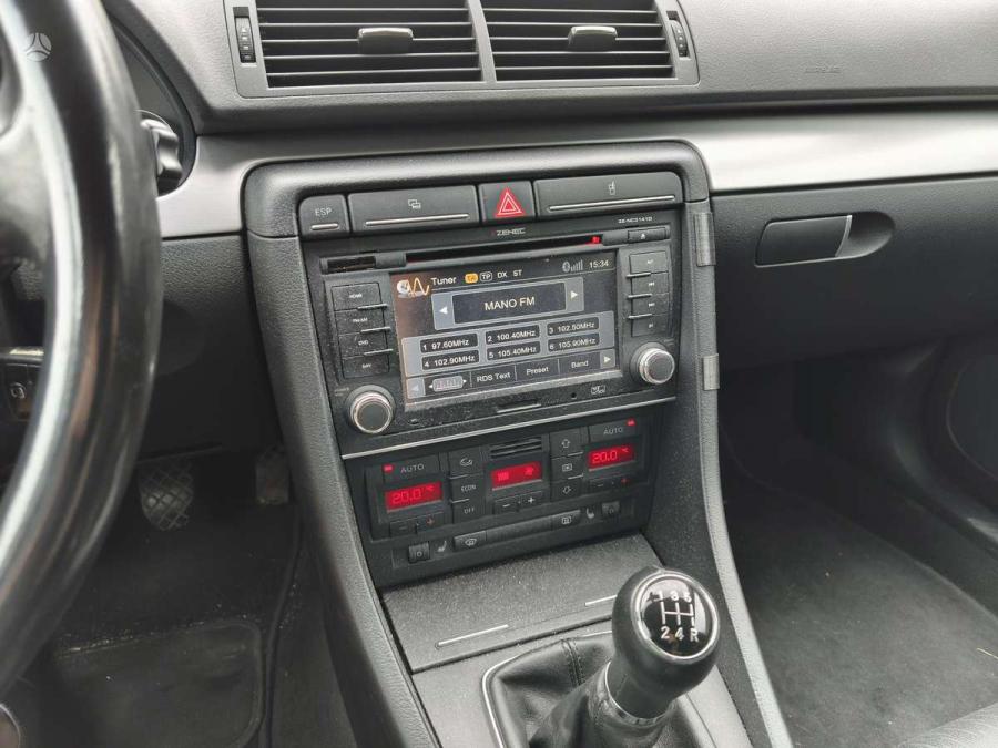 Melns Audi A4 2007 Kauņa, ar dzinēja tilpumu 1.90 L un nobraukumu 239 tūkst. km par 1850 €, foto 3 vietnē AUTOMOTO.COM.LV