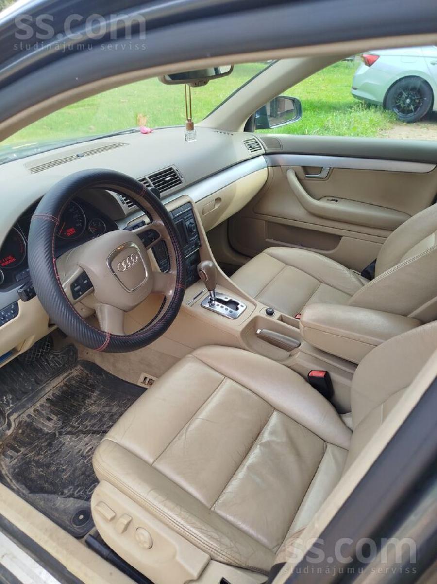 Melns Audi A4 2007 Rīga, ar dzinēja tilpumu 2.00 L un nobraukumu 397 tūkst. km par 2500 €, foto 6 vietnē AUTOMOTO.COM.LV