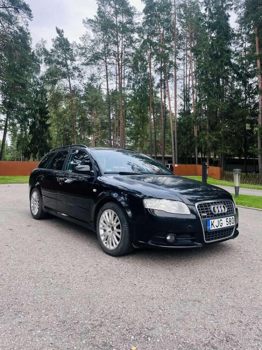 Melns Audi A4 2007 Viļņa, ar dzinēja tilpumu 2.70 L un nobraukumu 333 tūkst. km par 2150 €, foto 3 vietnē AUTOMOTO.COM.LV