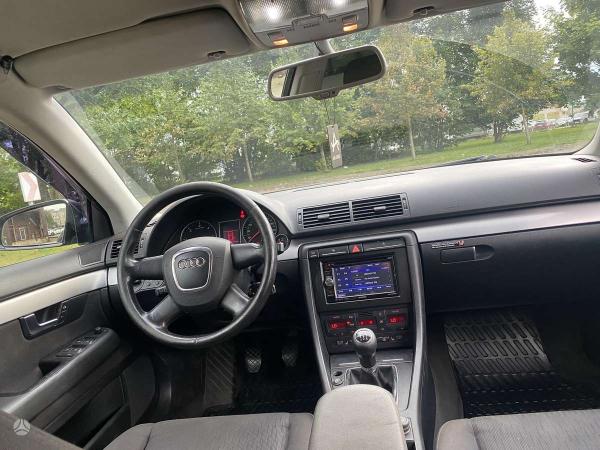 Black Audi A4 2007 in Kaunas, with an engine capacity of 1.90 L and mileage of 450 thousand km for 1400 €, photo 6 on AUTOMOTO.COM.LV