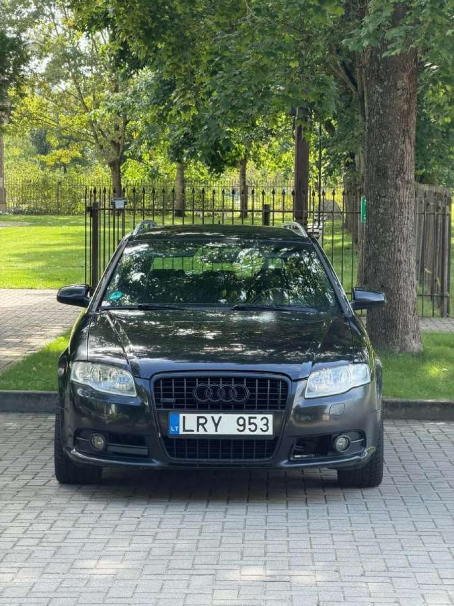 Black Audi A4 2007 in Jonava, with an engine capacity of 1.97 L and mileage of 324 thousand km for 2500 €, photo 3 on AUTOMOTO.COM.LV