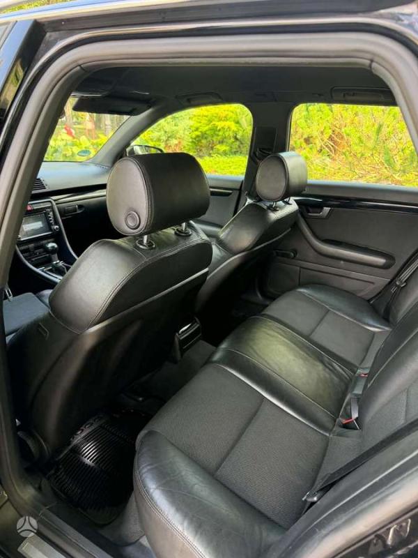 Black Audi A4 2007 in Jonava, with an engine capacity of 1.97 L and mileage of 324 thousand km for 2500 €, photo 8 on AUTOMOTO.COM.LV
