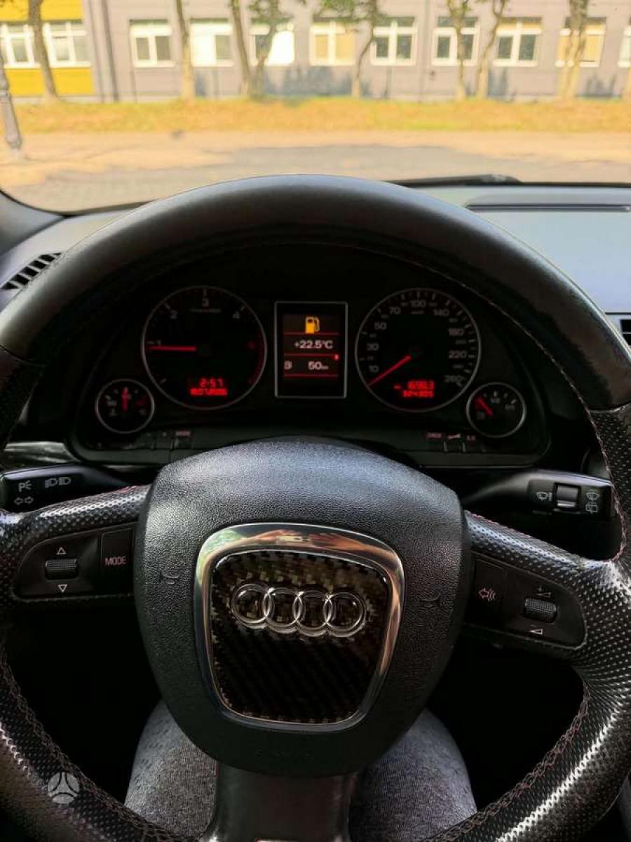 Black Audi A4 2007 in Jonava, with an engine capacity of 1.97 L and mileage of 324 thousand km for 2500 €, photo 9 on AUTOMOTO.COM.LV