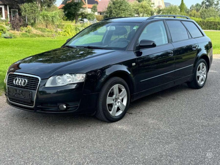 Melns Audi A4 2007 Utena, ar dzinēja tilpumu 1.99 L un nobraukumu 290 tūkst. km par 2999 €, foto 1 vietnē AUTOMOTO.COM.LV
