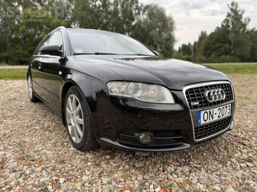 Melns Audi A4 2007 Cēsis, ar dzinēja tilpumu 3.00 L un nobraukumu 0 tūkst. km par 2950 €, foto 5 vietnē AUTOMOTO.COM.LV