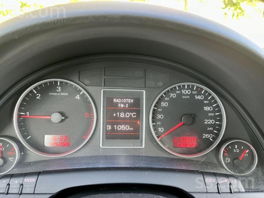 Black Audi A4 2007 in Gulbene, with an engine capacity of 2.00 L and mileage of 379 thousand km for 3000 €, photo 3 on AUTOMOTO.COM.LV