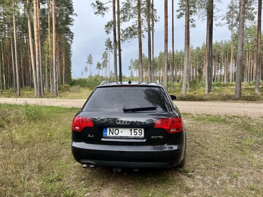 Black Audi A4 2007 in Gulbene, with an engine capacity of 2.00 L and mileage of 379 thousand km for 3000 €, photo 8 on AUTOMOTO.COM.LV