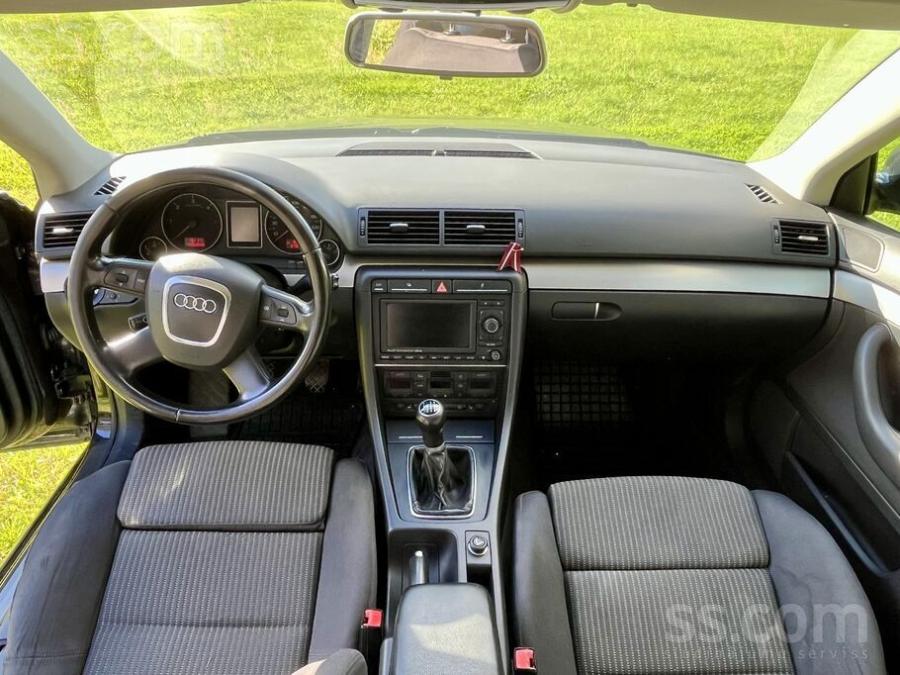 Black Audi A4 2007 in Gulbene, with an engine capacity of 2.00 L and mileage of 379 thousand km for 3000 €, photo 10 on AUTOMOTO.COM.LV