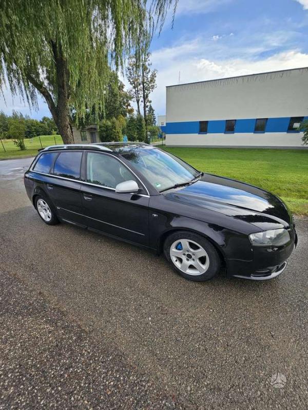 Black Audi A4 2007 in Jonava, with an engine capacity of 1.99 L and mileage of 294 thousand km for 2499 €, photo 3 on AUTOMOTO.COM.LV