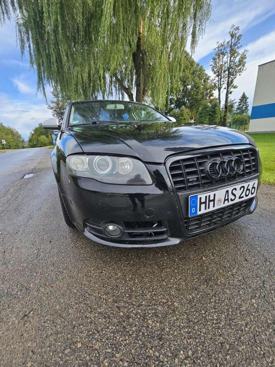 Black Audi A4 2007 in Jonava, with an engine capacity of 1.99 L and mileage of 294 thousand km for 2499 €, photo 9 on AUTOMOTO.COM.LV