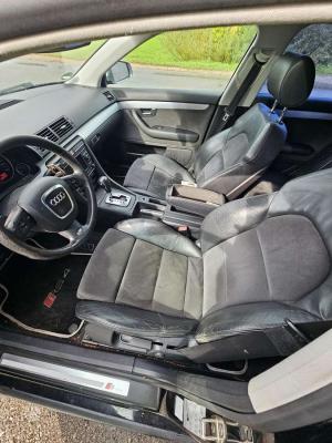 Black Audi A4 2007 in Jonava, with an engine capacity of 1.99 L and mileage of 294 thousand km for 2499 €, photo 10 on AUTOMOTO.COM.LV