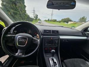 Black Audi A4 2007 in Jonava, with an engine capacity of 1.99 L and mileage of 294 thousand km for 2499 €, photo 11 on AUTOMOTO.COM.LV