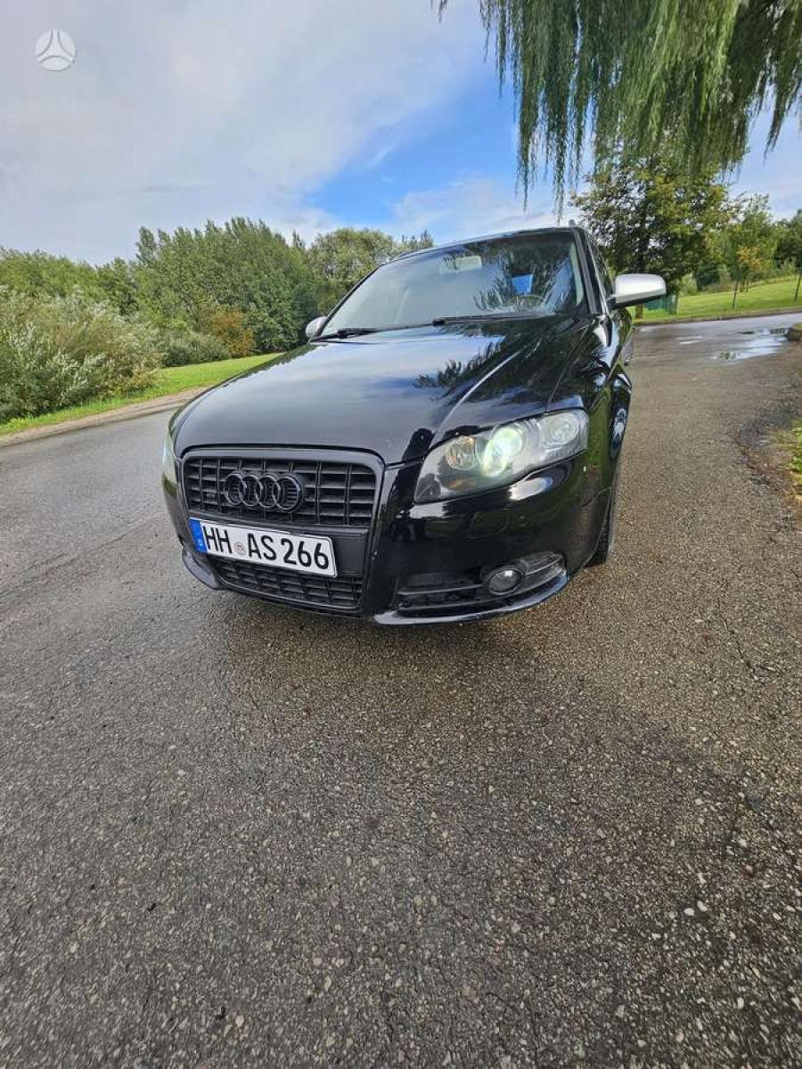 Black Audi A4 2007 in Jonava, with an engine capacity of 1.99 L and mileage of 294 thousand km for 2499 €, photo 14 on AUTOMOTO.COM.LV