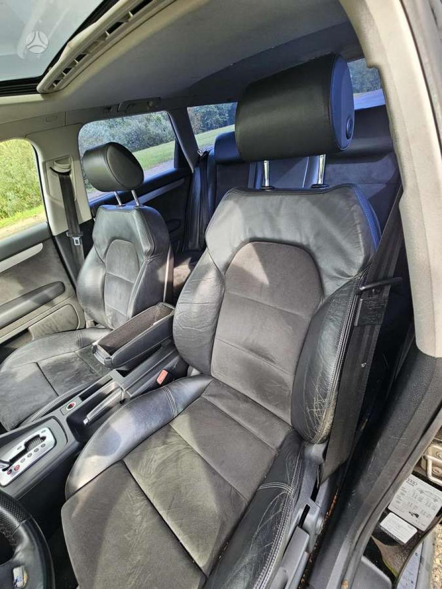 Black Audi A4 2007 in Jonava, with an engine capacity of 1.99 L and mileage of 294 thousand km for 2499 €, photo 16 on AUTOMOTO.COM.LV