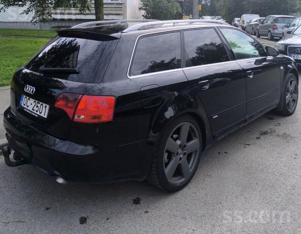 Audi A4 2007 in Riga on AUTOMOTO.COM.LV Black Audi A4 2007 in Riga, with an engine capacity of 2.00 L and mileage of 292 thousand km for 3350 €, photo 5 on AUTOMOTO.COM.LV