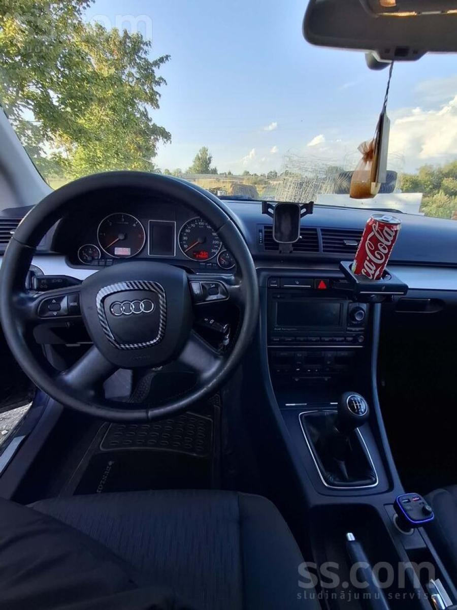 Melns Audi A4 2007 Jelgava, ar dzinēja tilpumu 1.90 L un nobraukumu 255 tūkst. km par 2600 €, foto 8 vietnē AUTOMOTO.COM.LV