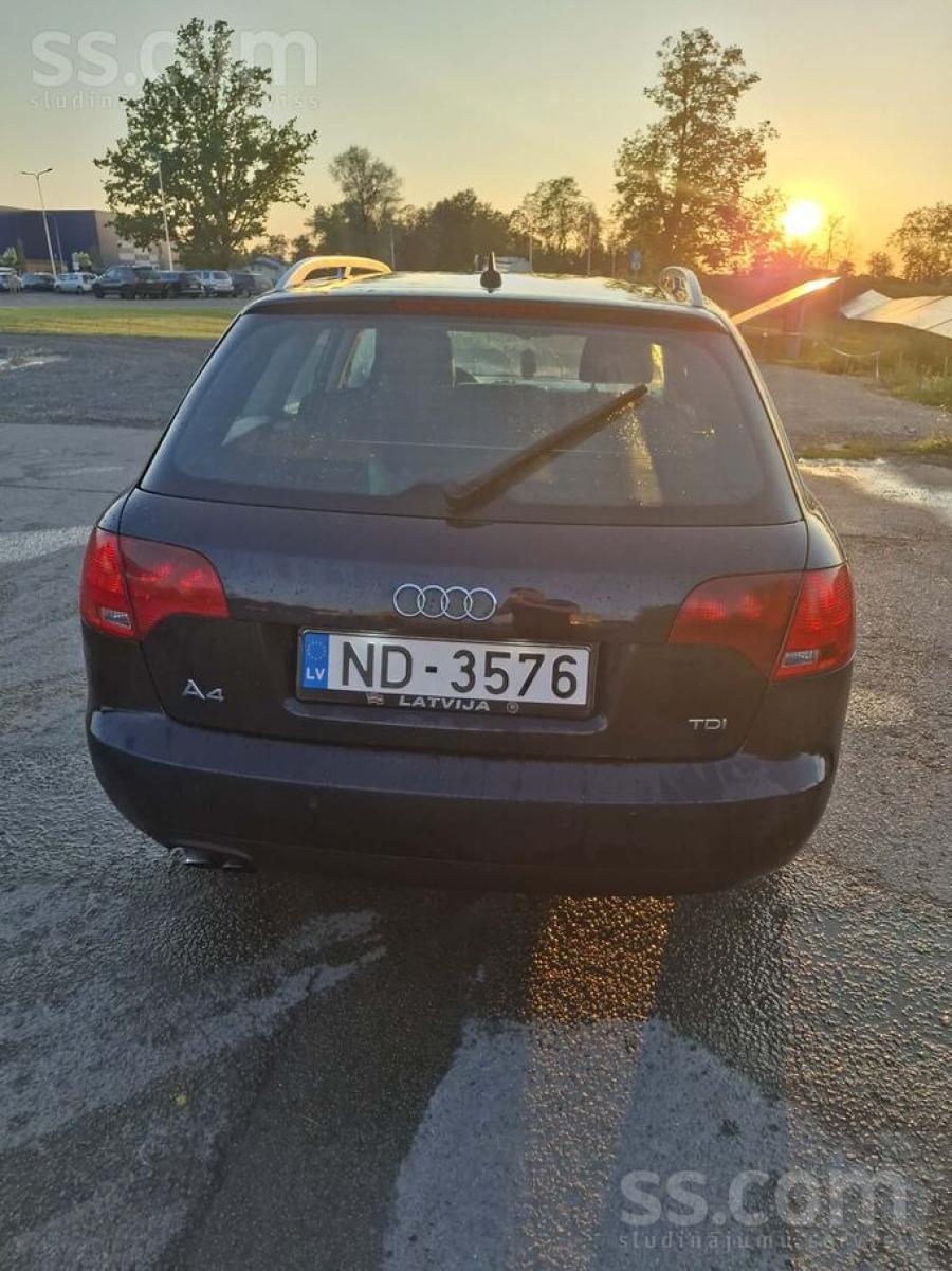Melns Audi A4 2007 Jelgava, ar dzinēja tilpumu 1.90 L un nobraukumu 255 tūkst. km par 2600 €, foto 10 vietnē AUTOMOTO.COM.LV