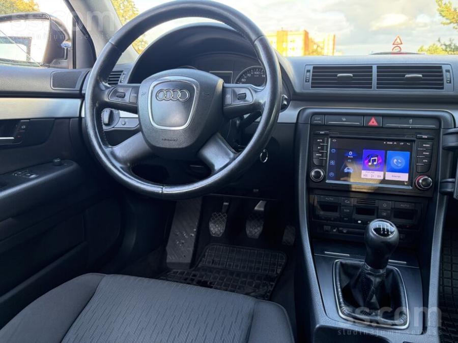 Black Audi A4 2007 in Riga, with an engine capacity of 2.00 L and mileage of 278 thousand km for 2600 €, photo 9 on AUTOMOTO.COM.LV