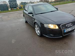 Black Audi A4 2007 in Valmiera, with an engine capacity of 2.00 L and mileage of 338 thousand km for 4440 €, photo  on AUTOMOTO.COM.LV