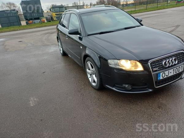 Audi A4 2007 Valmiera vietnē Melns Audi A4 2007 Valmiera, ar dzinēja tilpumu 2.00 L un nobraukumu 338 tūkst. km par 4440 €, foto 1 vietnē AUTOMOTO.COM.LV
