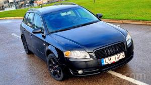 Black Audi A4 2007 in Cesis, with an engine capacity of 2.00 L and mileage of 353 thousand km for 2500 €, photo  on AUTOMOTO.COM.LV