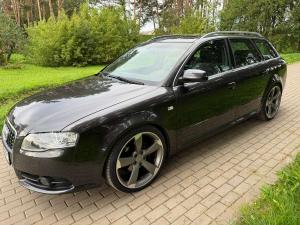 Melns Audi A4 2007 Utena, ar dzinēja tilpumu 2.00 L un nobraukumu 211 tūkst. km par 3750 €, foto  vietnē AUTOMOTO.COM.LV