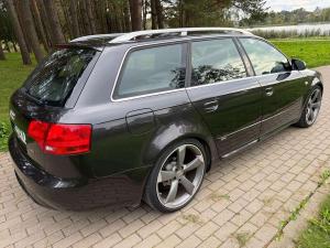 Black Audi A4 2007 in Utena, with an engine capacity of 2.00 L and mileage of 211 thousand km for 3750 €, photo 6 on AUTOMOTO.COM.LV