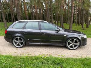 Black Audi A4 2007 in Utena, with an engine capacity of 2.00 L and mileage of 211 thousand km for 3750 €, photo 7 on AUTOMOTO.COM.LV