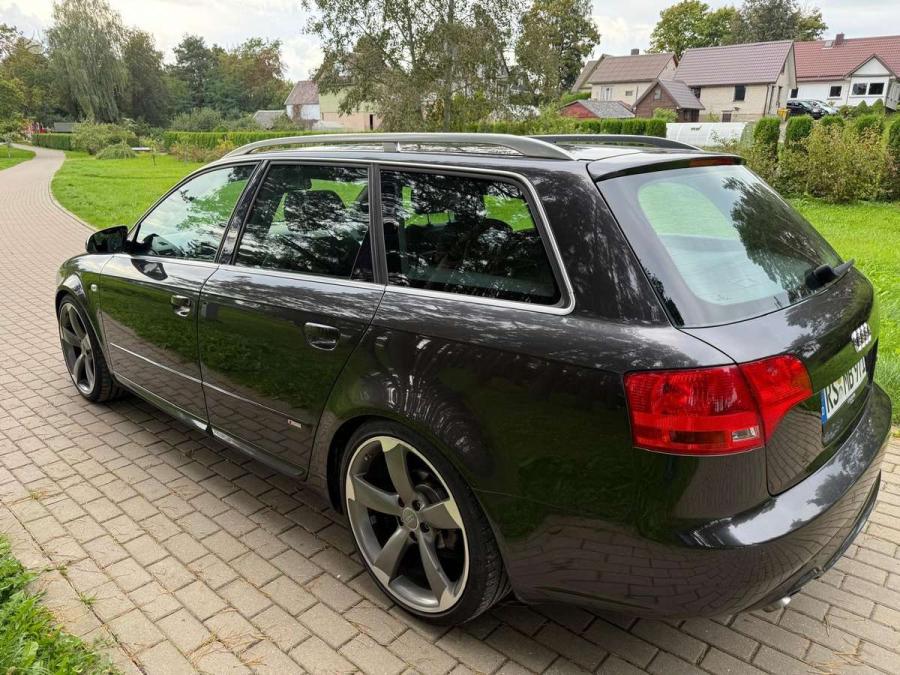 Black Audi A4 2007 in Utena, with an engine capacity of 2.00 L and mileage of 211 thousand km for 3750 €, photo 8 on AUTOMOTO.COM.LV