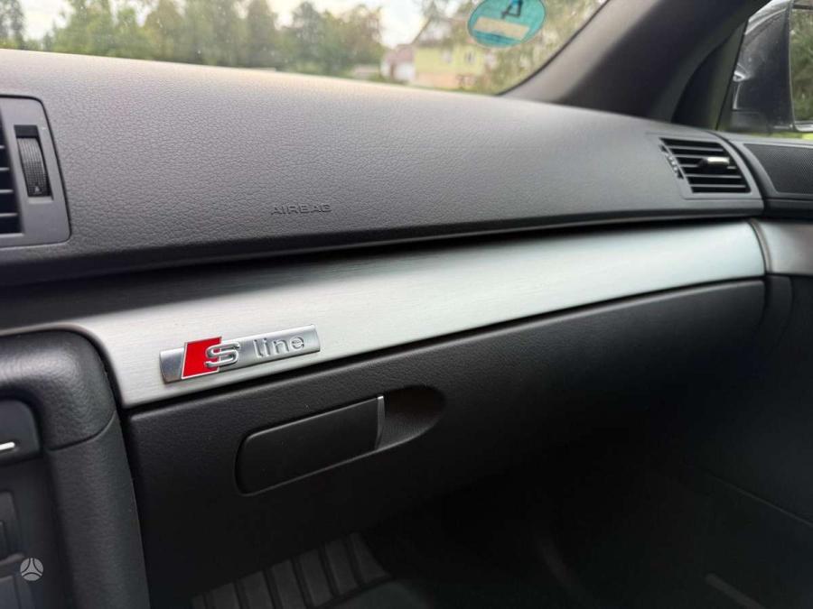 Black Audi A4 2007 in Utena, with an engine capacity of 2.00 L and mileage of 211 thousand km for 3750 €, photo 16 on AUTOMOTO.COM.LV