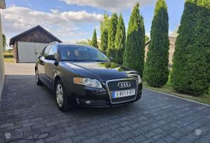 Melns Audi A4 2007 Viļņa, ar dzinēja tilpumu 2.00 L un nobraukumu 286 tūkst. km par 1900 €, foto  vietnē AUTOMOTO.COM.LV