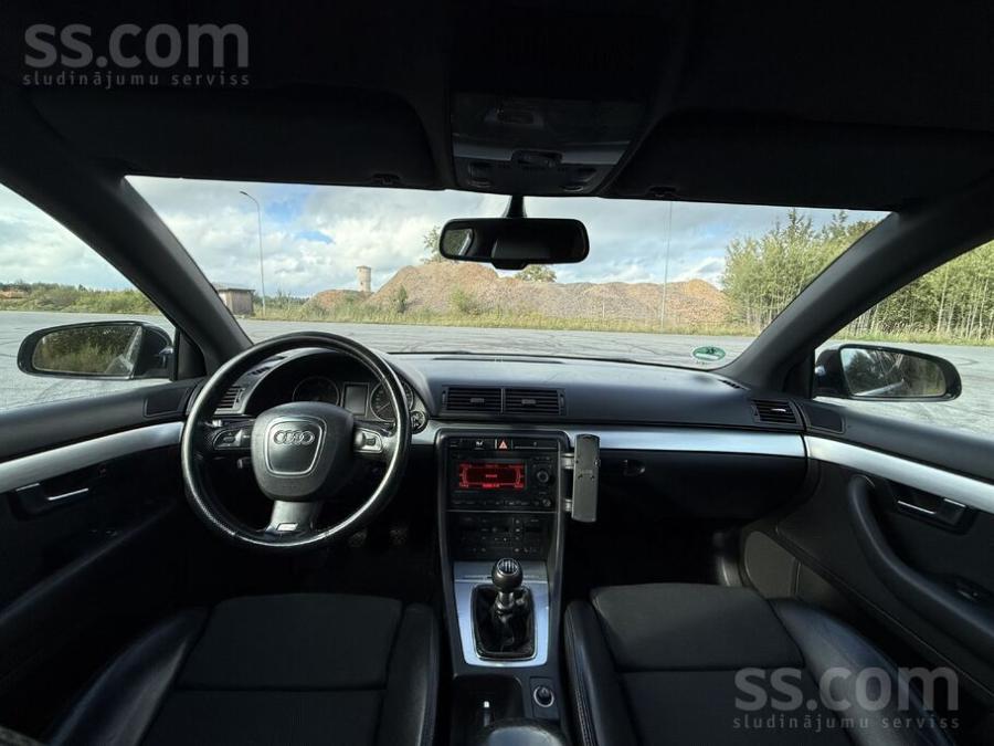 Black Audi A4 2007 in Rezekne, with an engine capacity of 2.00 L and mileage of 236 thousand km for 4200 €, photo 8 on AUTOMOTO.COM.LV