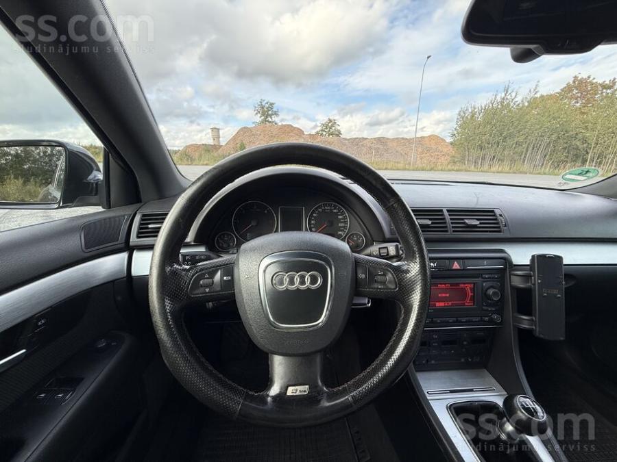 Black Audi A4 2007 in Rezekne, with an engine capacity of 2.00 L and mileage of 236 thousand km for 4200 €, photo 9 on AUTOMOTO.COM.LV