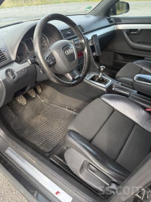 Black Audi A4 2007 in Rezekne, with an engine capacity of 2.00 L and mileage of 236 thousand km for 4200 €, photo 12 on AUTOMOTO.COM.LV