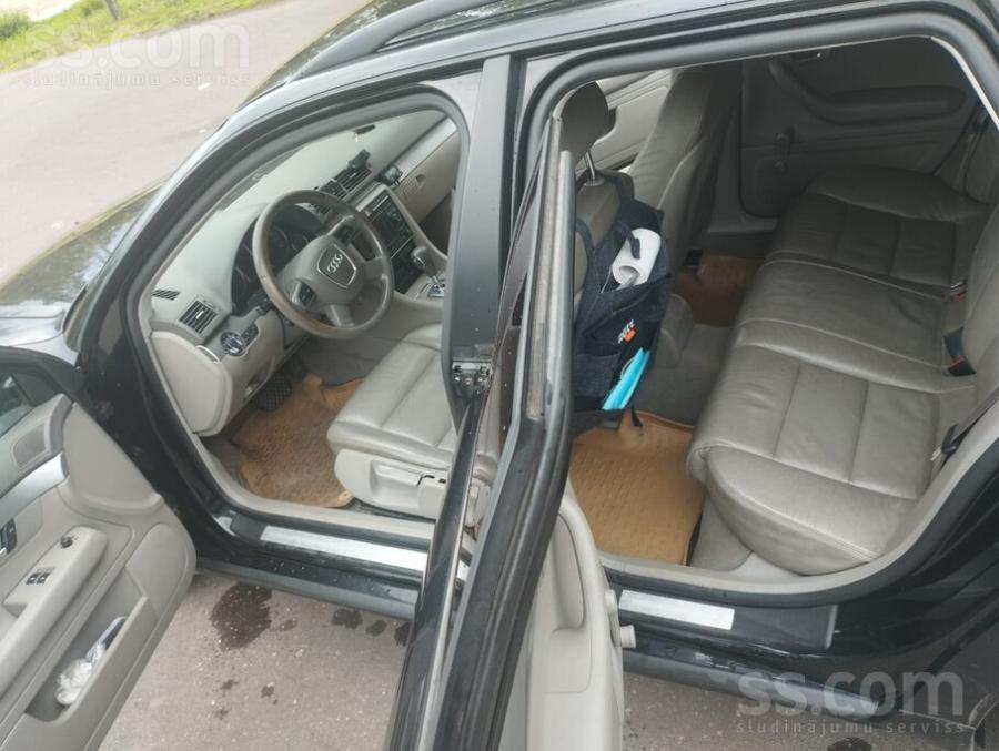 Black Audi A4 2007 in Jurmala, with an engine capacity of 2.00 L and mileage of 345 thousand km for 1950 €, photo 10 on AUTOMOTO.COM.LV