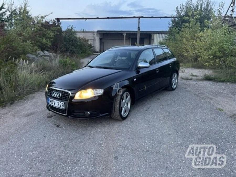 Melns Audi A4 2007 Vilkaviškis, ar dzinēja tilpumu 2.00 L un nobraukumu 338 tūkst. km par 2390 €, foto 1 vietnē AUTOMOTO.COM.LV