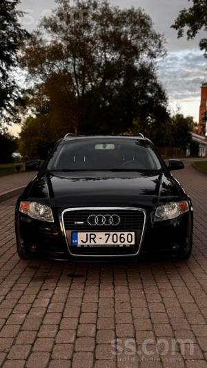 Black Audi A4 2007 in Riga, with an engine capacity of 2.00 L and mileage of 305 thousand km for 2300 €, photo 6 on AUTOMOTO.COM.LV