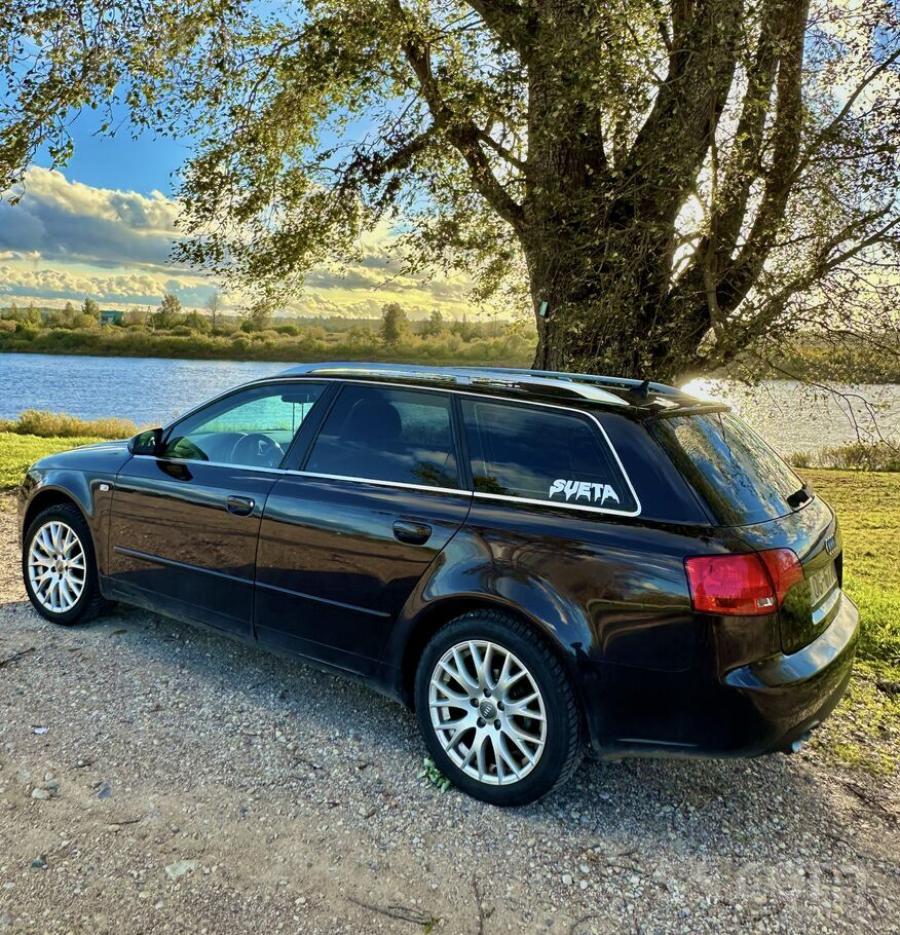 Black Audi A4 2007 in Daugavpils, with an engine capacity of 2.00 L and mileage of 331 thousand km for 3100 €, photo 4 on AUTOMOTO.COM.LV