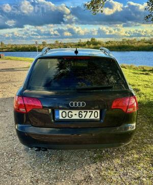 Black Audi A4 2007 in Daugavpils, with an engine capacity of 2.00 L and mileage of 331 thousand km for 3100 €, photo 6 on AUTOMOTO.COM.LV