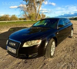 Black Audi A4 2007 in Daugavpils, with an engine capacity of 2.00 L and mileage of 331 thousand km for 3100 €, photo 9 on AUTOMOTO.COM.LV